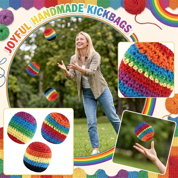 Athletic Training Sandbags, Hand-Knitted Durable Bean Bag Set 3Pc For ...