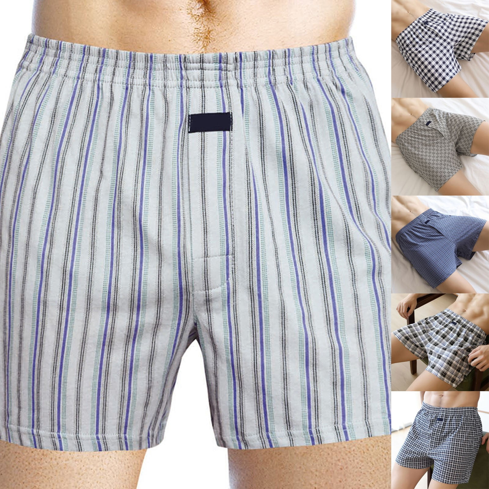 Athletic Underwear Men Male Slacks Large Size Underwear Home Pajama ...