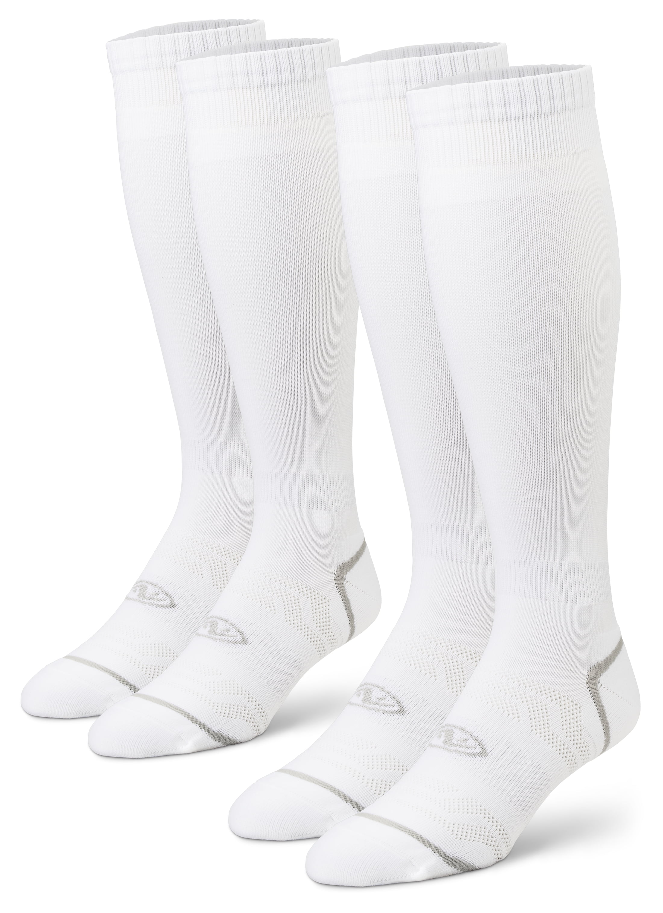Athletic Works 2 Pack Soccer Sock Large White - Walmart.com
