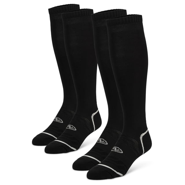 Athletic Works 2 Pack Soccer Sock Small Black - Walmart.com