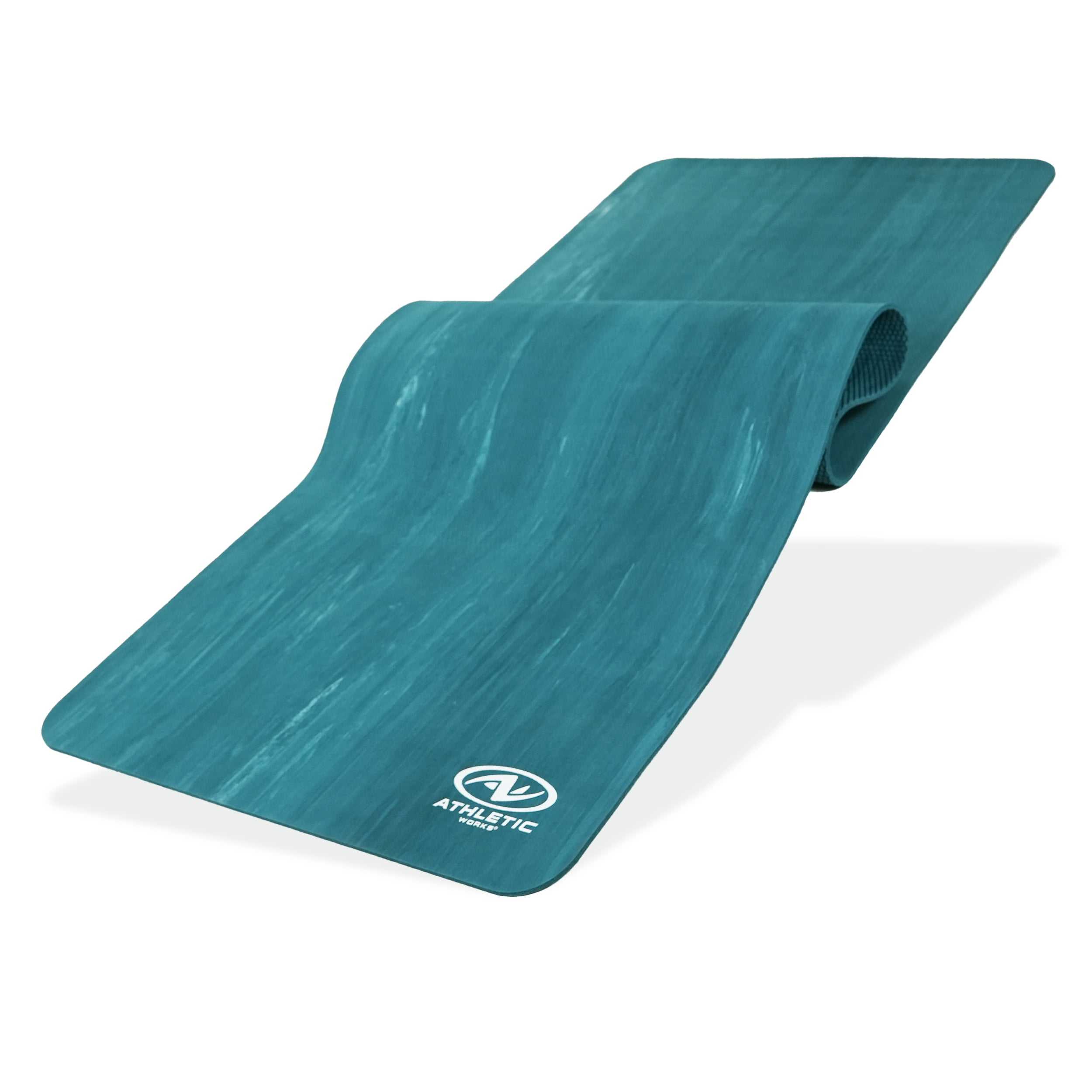 Athletic Works 4mm Rubber Yoga Mat - Walmart.com