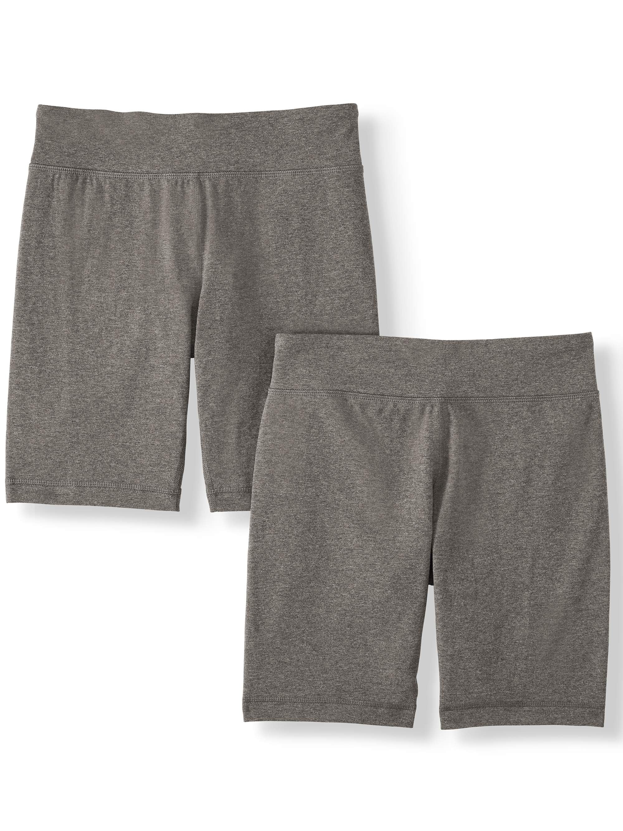 Athletic Works 9" Basics Bike Short 2 pack - Walmart.com
