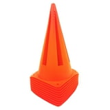 Athletic Works 9" Orange Field Training Cones 10 Pack, Durable PVC ...