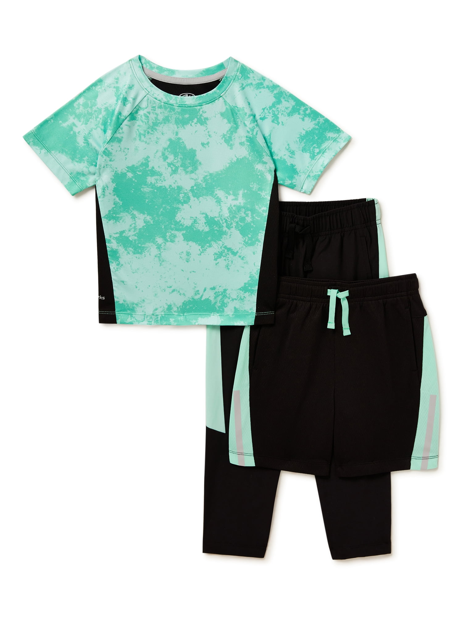 Athletic Works Baby & Toddler Boy T-Shirt, Short, and Jogger Pants ...