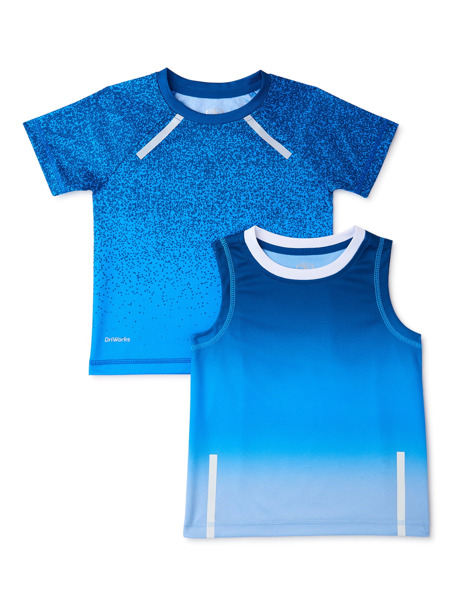 Athletic Works Baby and Toddler Boys' Active T-Shirt and Tank Top, 2 ...