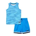 Athletic Works Boy's Active Basketball Tank Top and Shorts, 2-Piece Set ...