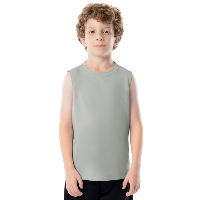 Athletic Works Boy's Core Active Muscle Tank, 2-Pack, Sizes 4-18 ...