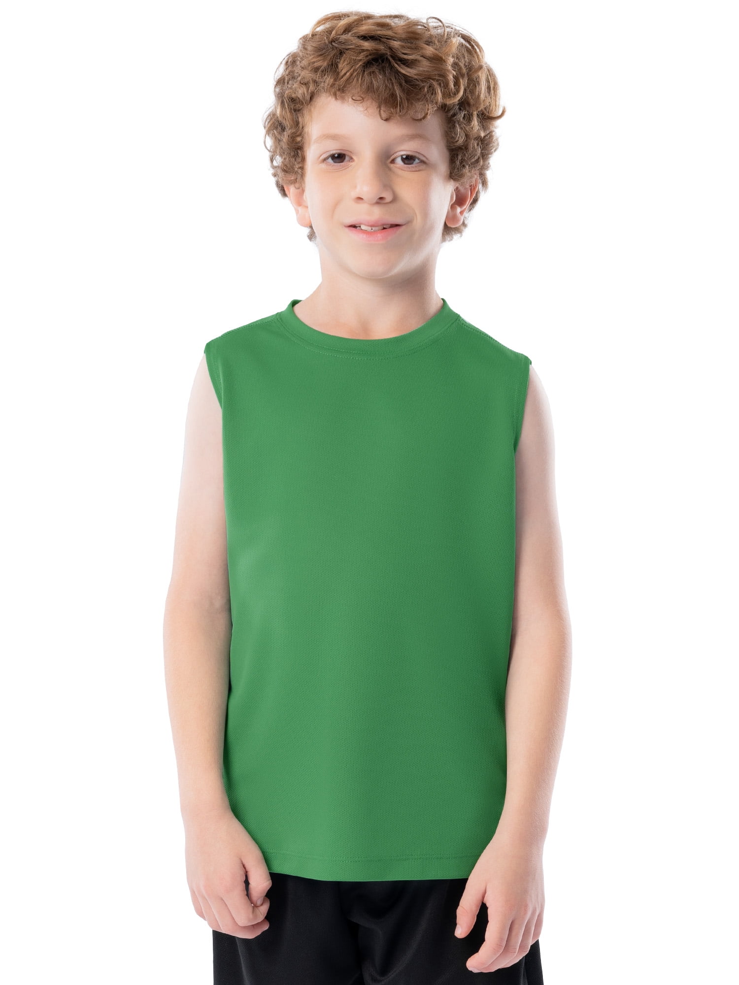 Athletic Works Boy's Core Active Muscle Tank, 2-Pack, Sizes 4-18 ...