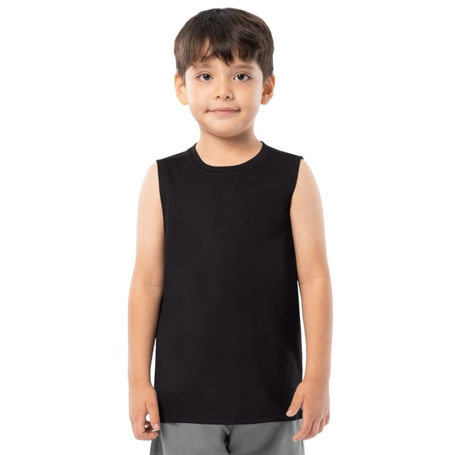 Athletic Works Boy's Core Active Muscle Tank, Sizes 4-18 & Husky ...