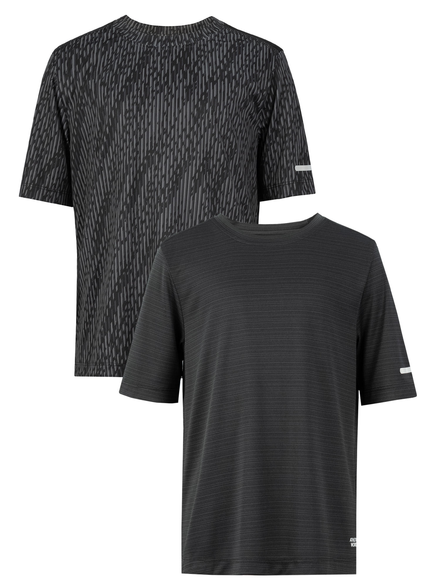 Athletic Works Boy's Performance Tees, 2-Pack, Sizes 4-18 - Walmart.com