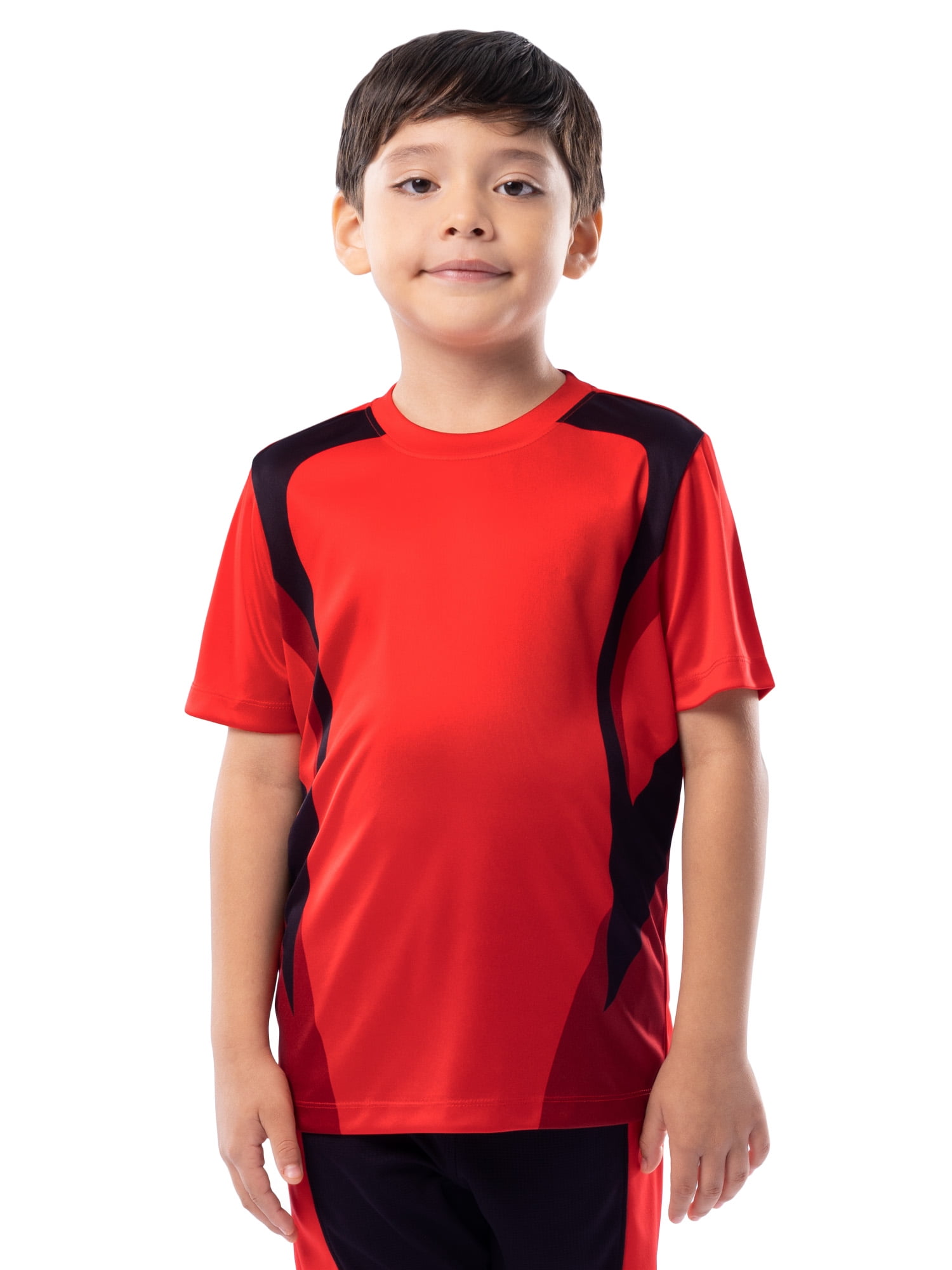 Athletic Works Boy's Short Sleeve Active Sport T-Shirt, Sizes 4-18 ...