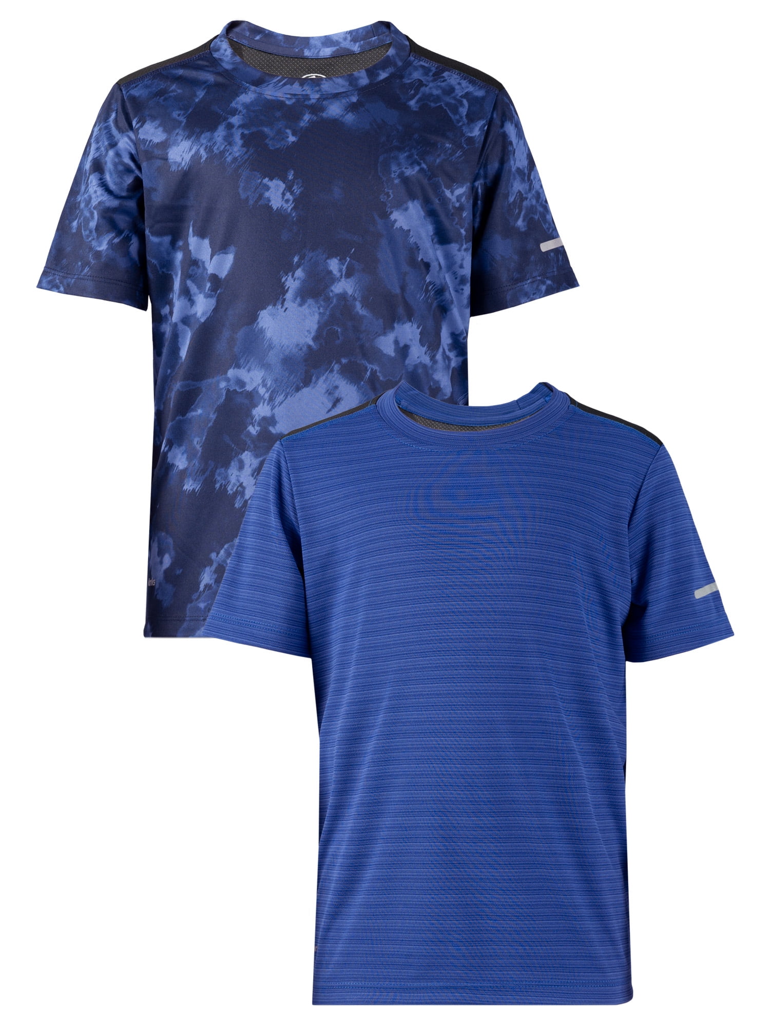 Athletic Works Boy's Short Sleeve T-Shirt 2-Pack Sizes 4-18 Husky ...