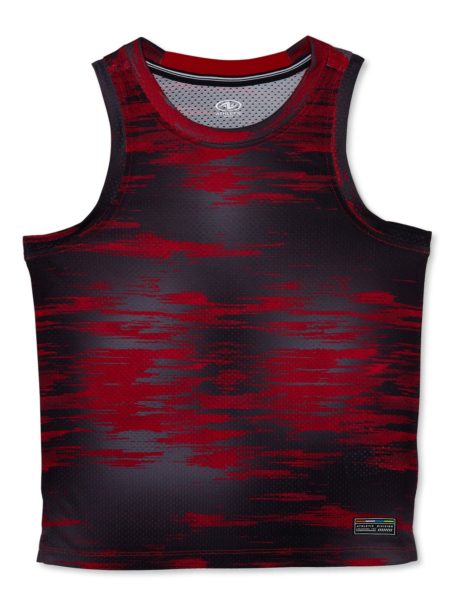 Athletic Works Boys Basketball Tank, Sizes 4-18 & Husky, Lightweight ...