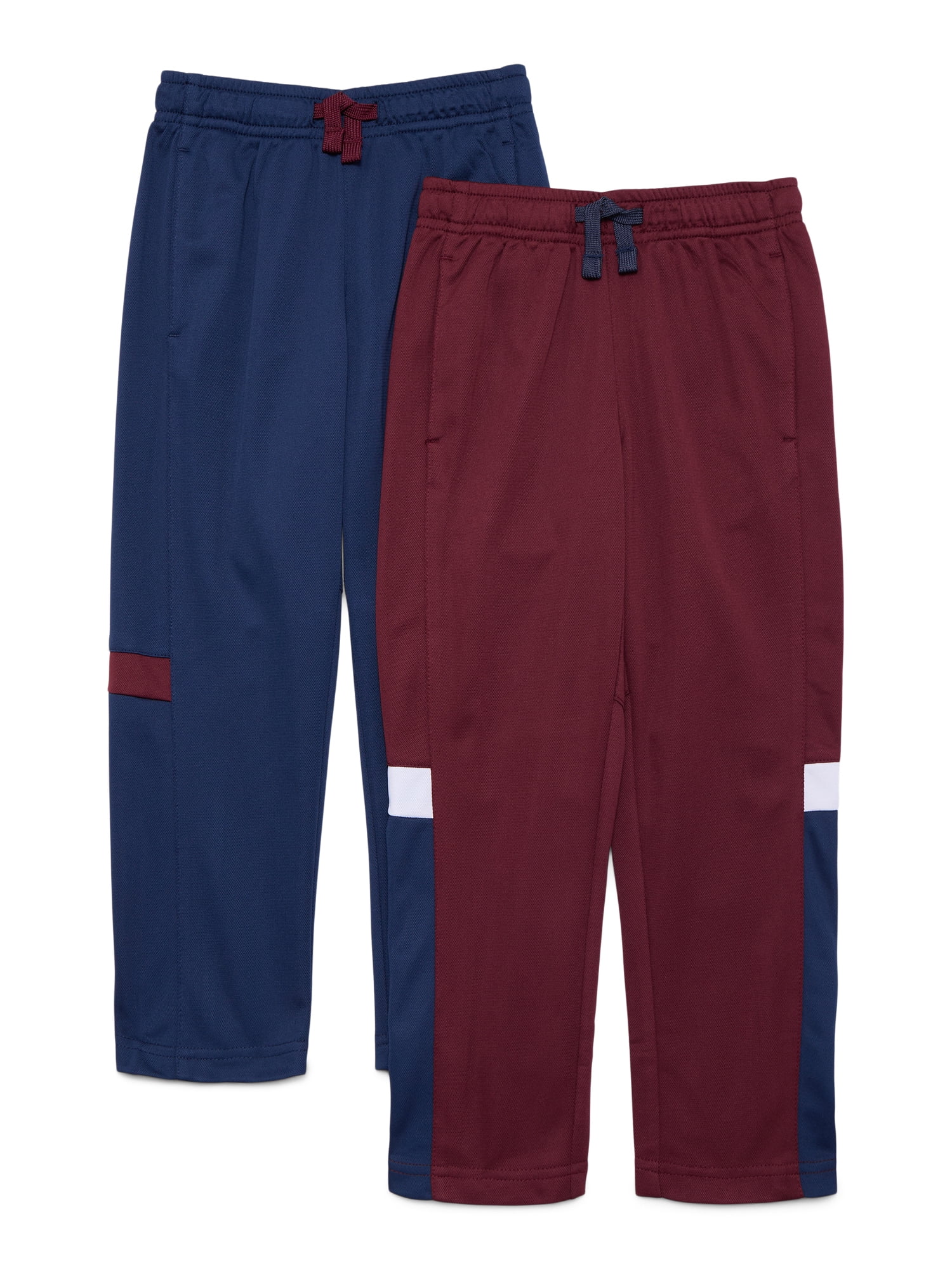 Athletic Works Boys Active Pants, 2-Pack, Size 4-18 & Husky - Walmart.com