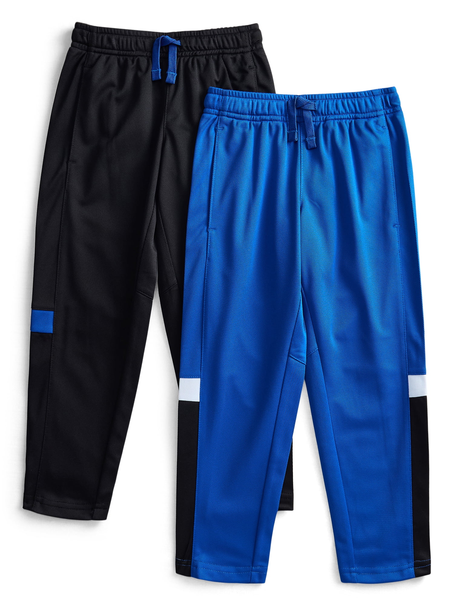 Athletic Works Boys Active Training Pants, 2-Pack, Sizes 4-18 & Husky ...