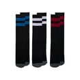 Athletic Works Boys Crew Socks, 3 Pack, Sock Shoe Size (4-8.5) - L (3-9 ...
