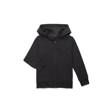 Athletic Works Boys Active Tech Fleece Full-Zip Jacket, Sizes 4-18 ...