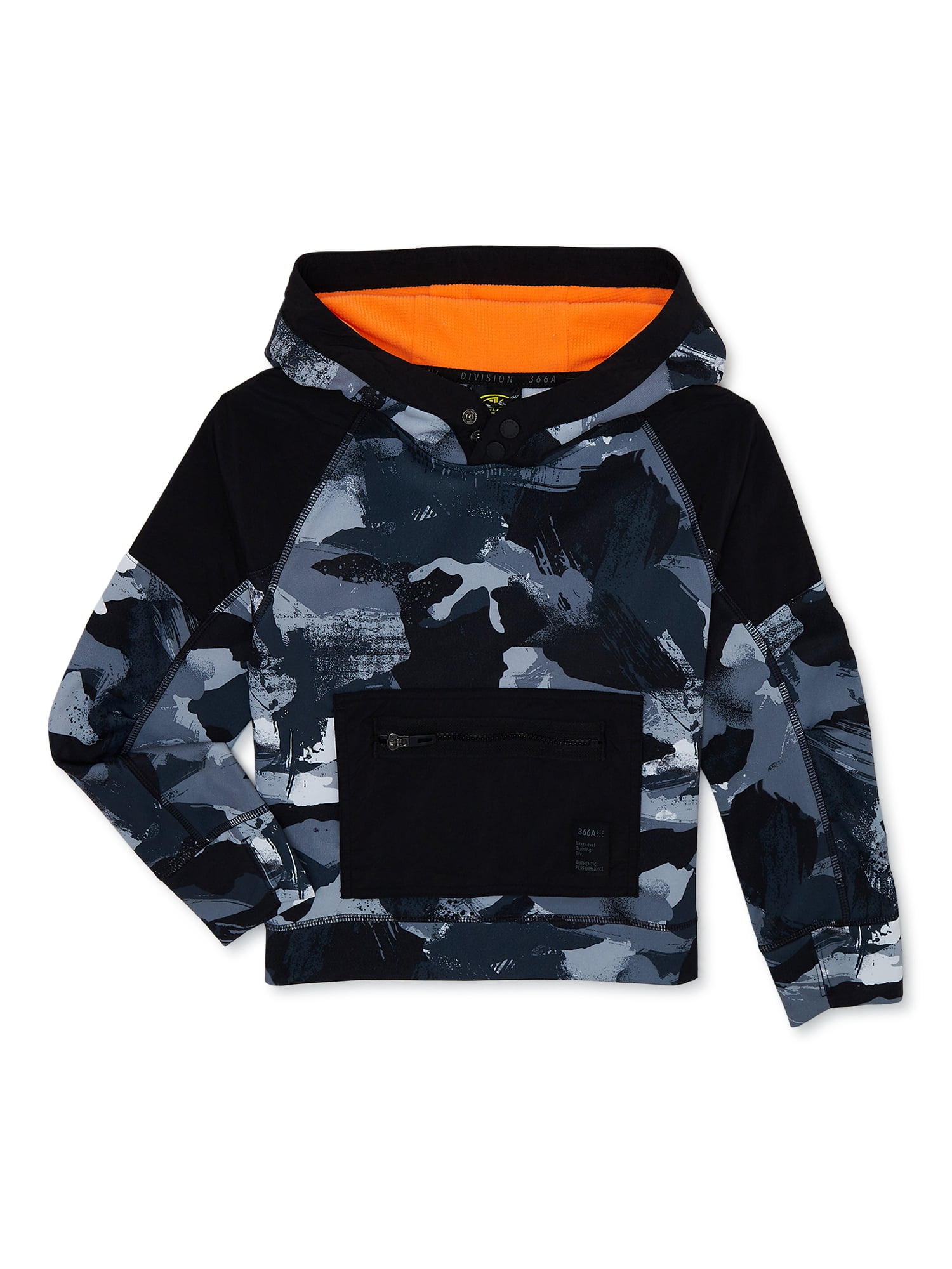 Athletic Works Boys Tech Fleece Pullover, Sizes 4-18 - Walmart.com