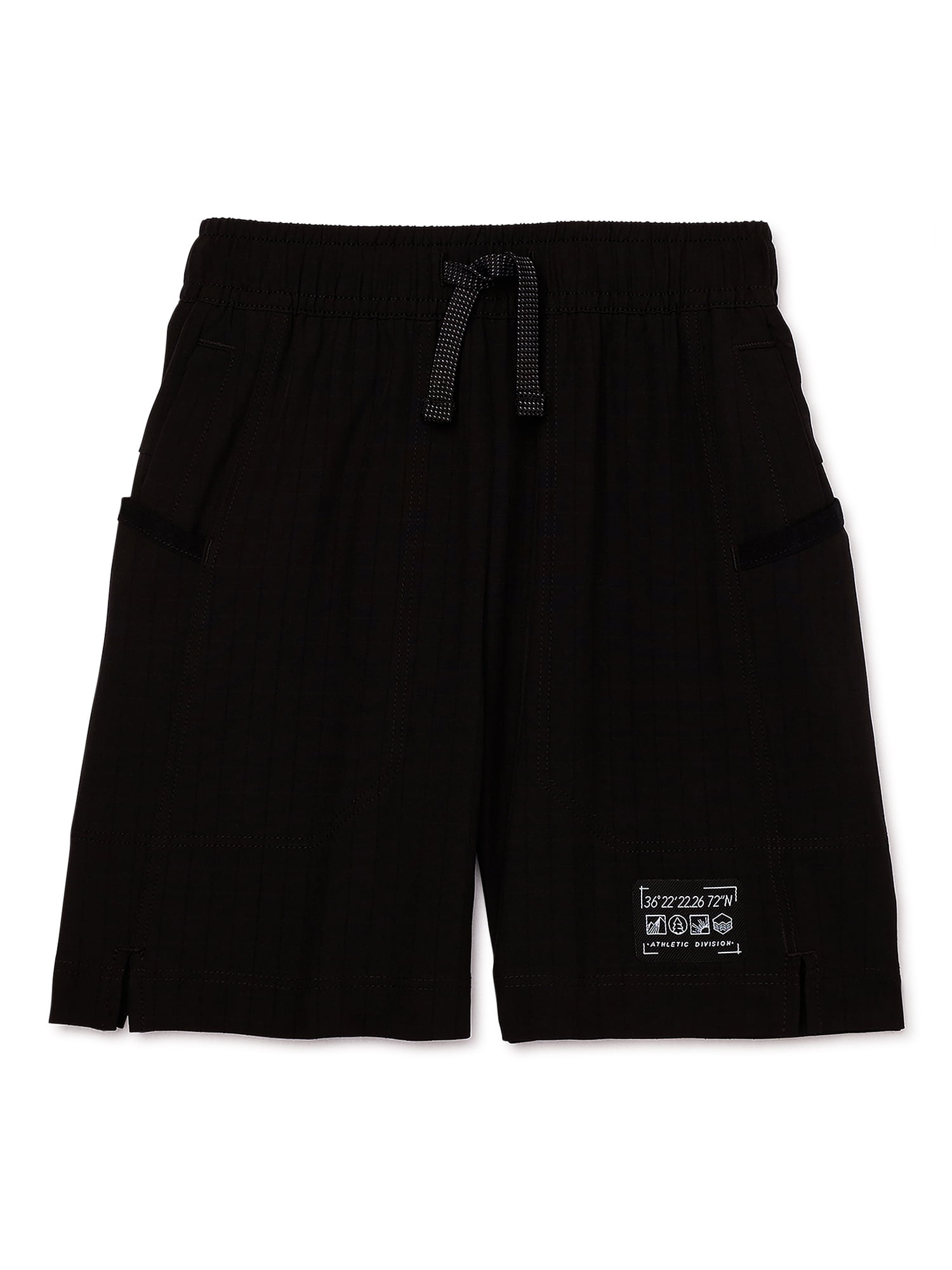 Athletic Works Boys Woven Ripstop Shorts, Sizes 4-18 & Husky, DriWorks ...