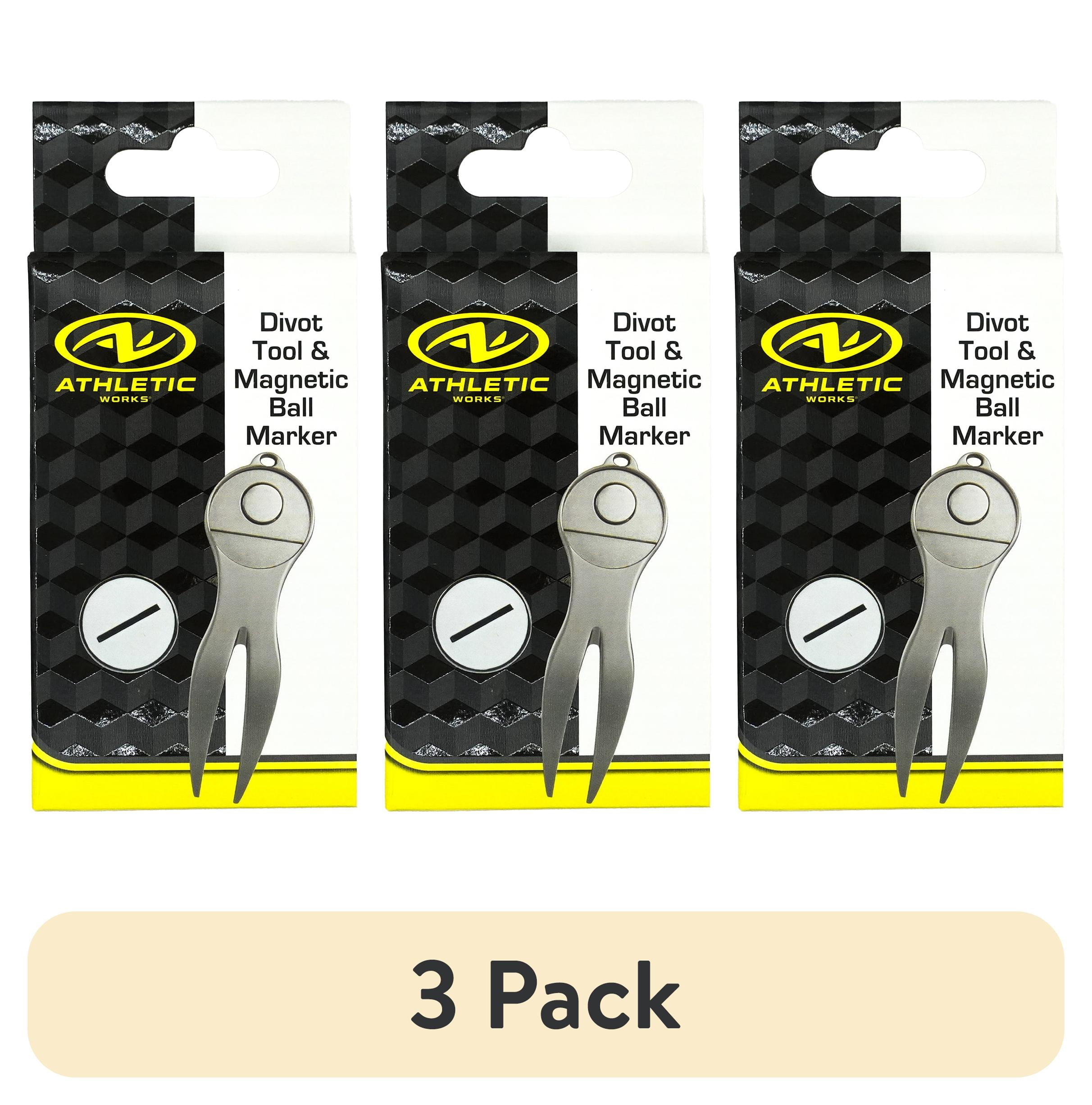 (3 pack) Athletic Works Divot Tool & Magnetic Ball Marker - Walmart.com