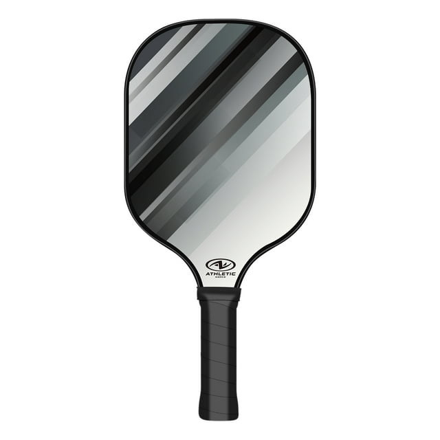 Athletic Works Fiberglass Pickleball Paddle, Black/Gray - Walmart.com