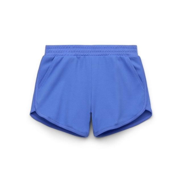 Athletic Works Girls Active Core Shorts, Sizes 4-18 & Plus, Soft Knit ...