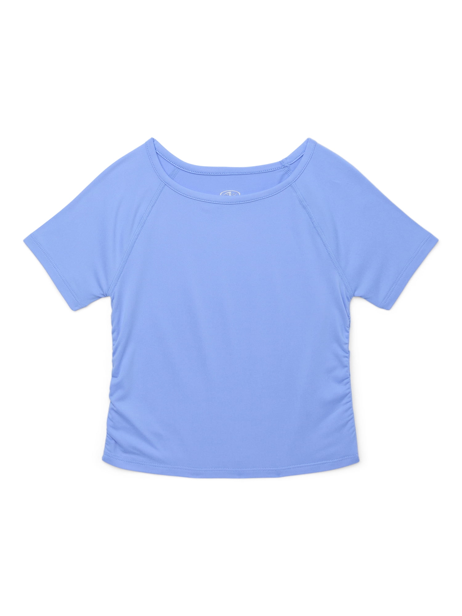 Athletic Works Girls Cinched Tee - Short Sleeve Active Top - Walmart.com