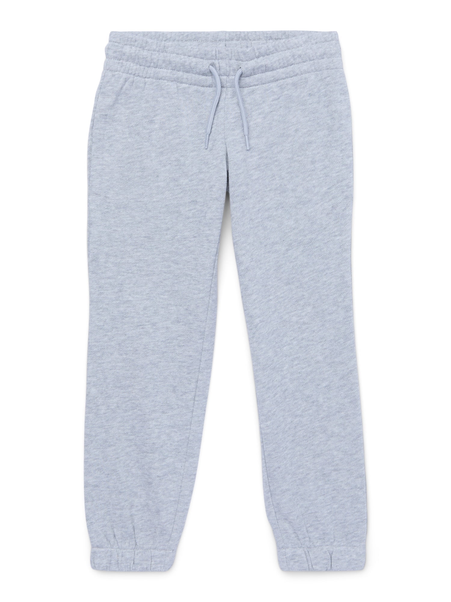 Athletic Works Little and Big Girls Fleece Jogger Sweatpants, Sizes 4 ...