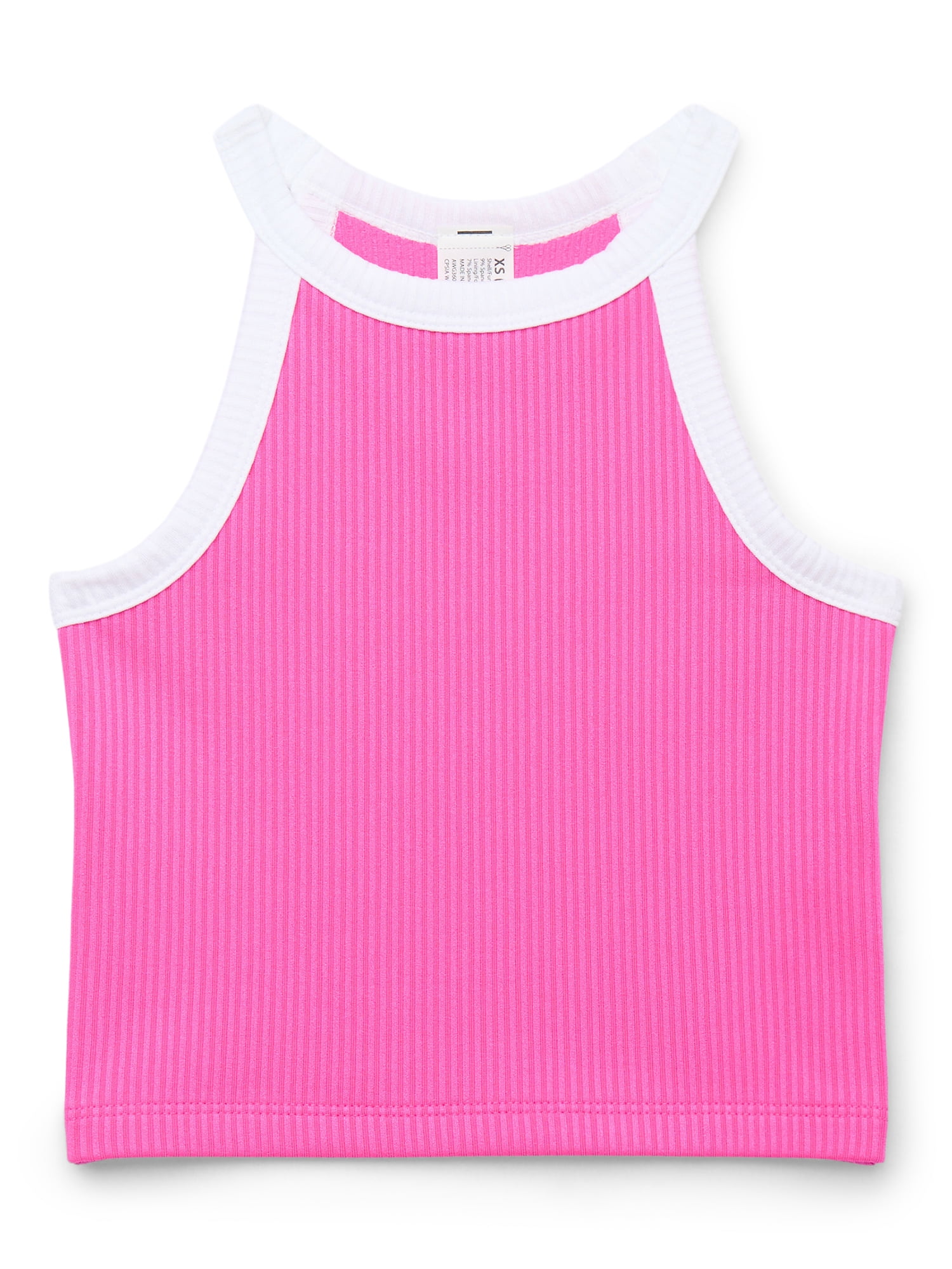 Athletic Works Girls Ribbed Tank Top, Sizes 4-18 - Walmart.com