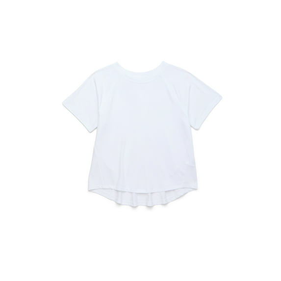 Athletic Works Girls Active Tee with Short Sleeves Sizes 4-18 Plus ...