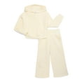 Athletic Works Girls Heavyweight Fleece Hoodie and Pants Set, 2-Piece ...