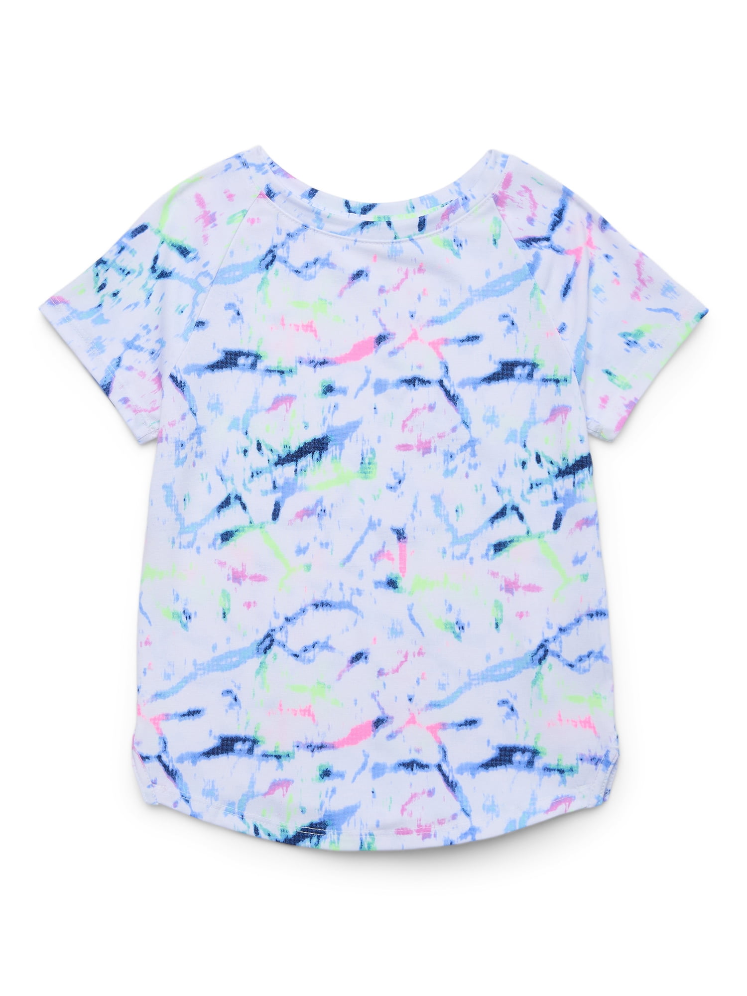 Athletic Works Girls Active Tee with Short Sleeves Sizes 4-18 Plus ...