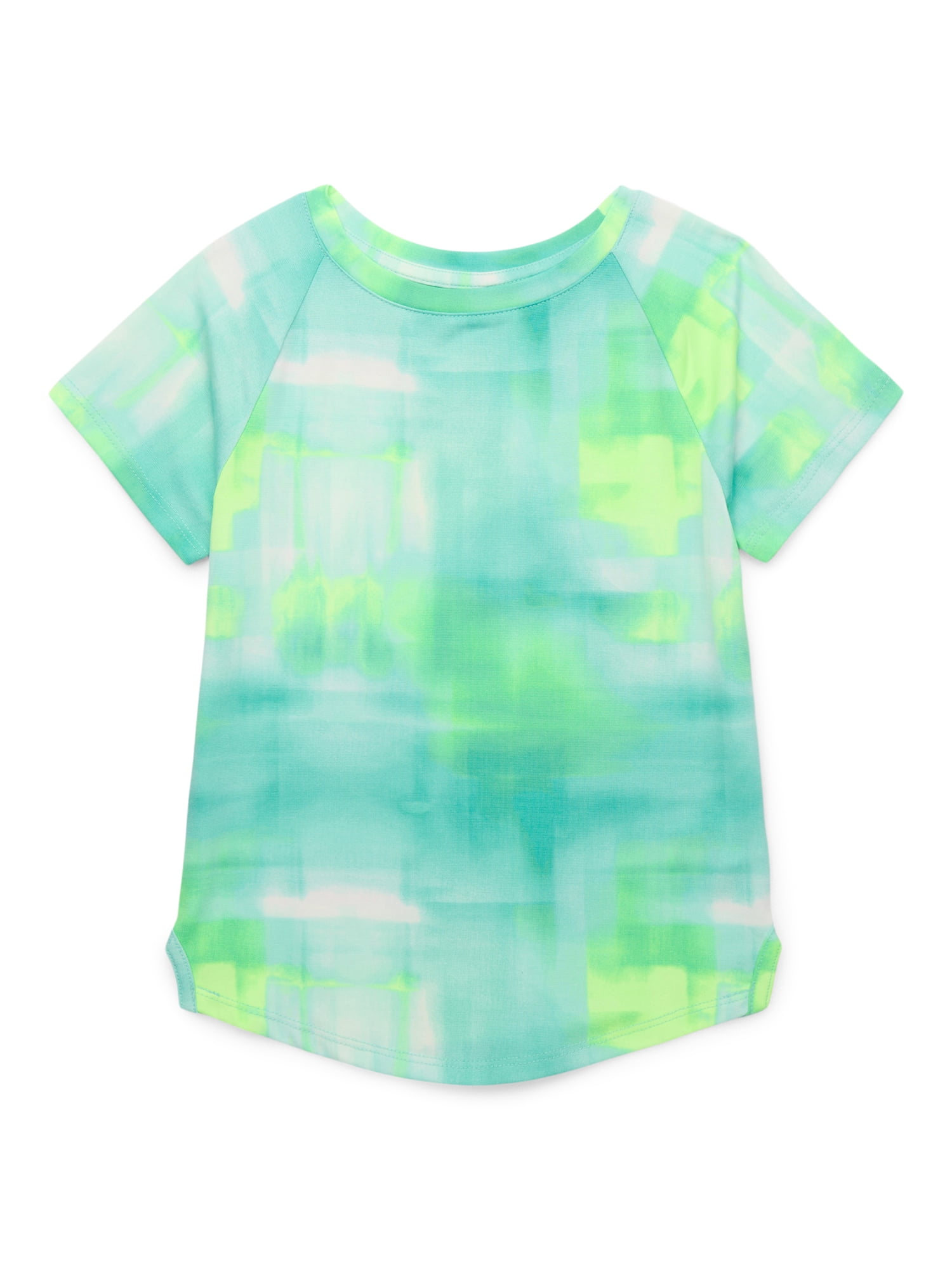 Athletic Works Girls Active Tee with Short Sleeves, Sizes 4-18 & Plus ...