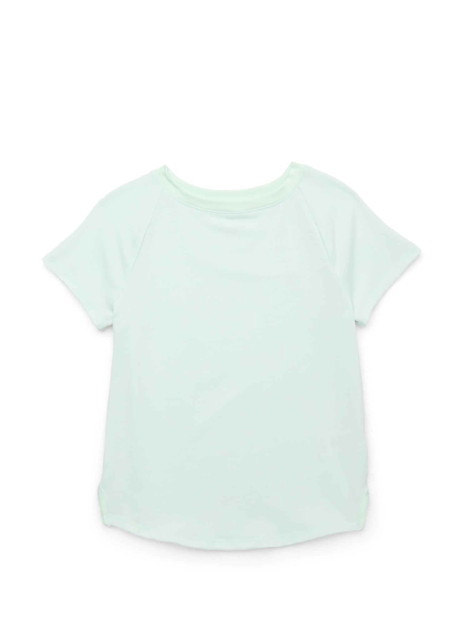 Athletic Works Girls Active Tee with Short Sleeves, Sizes 4-18 & Plus ...