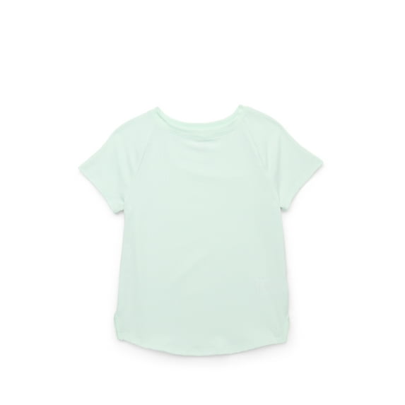 Athletic Works Girls Active T-Shirt with Short Sleeves Sizes 4-18 Plus ...