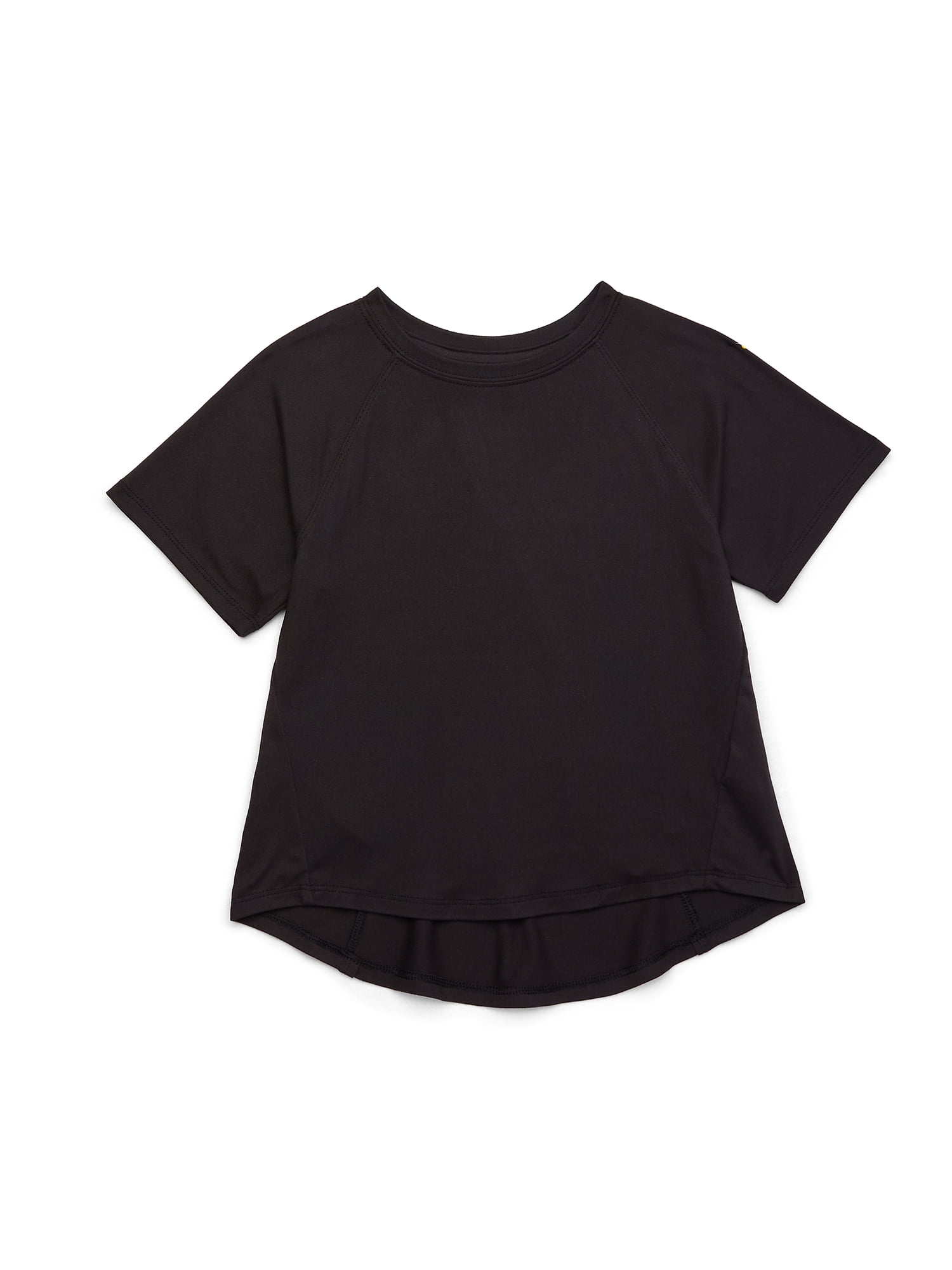 Athletic Works Girls' Active Tee with Short Sleeves, Breathable Jersey ...