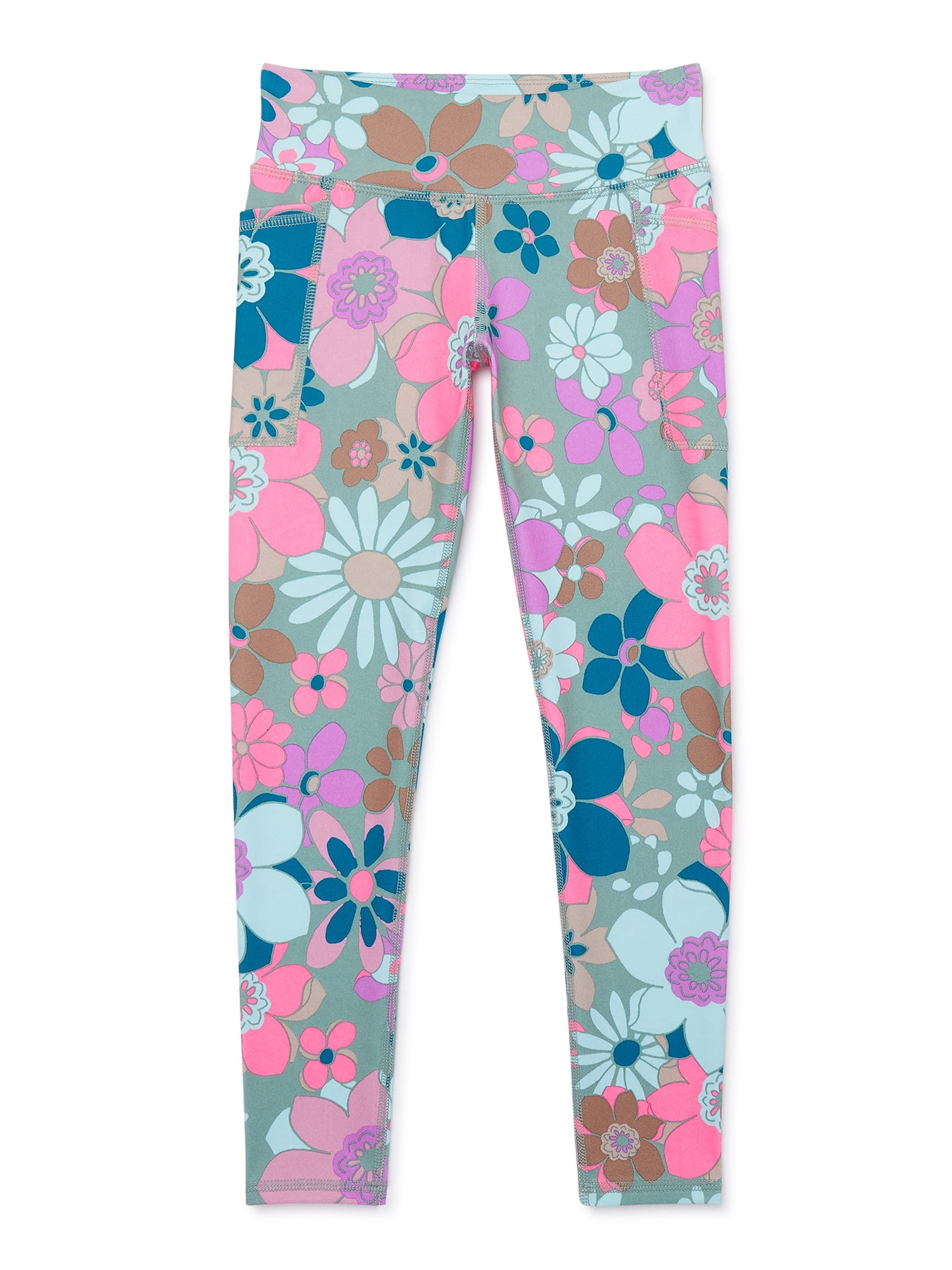 Athletic Works Girls Core Leggings, Sizes 4-18 & Plus - Walmart.com