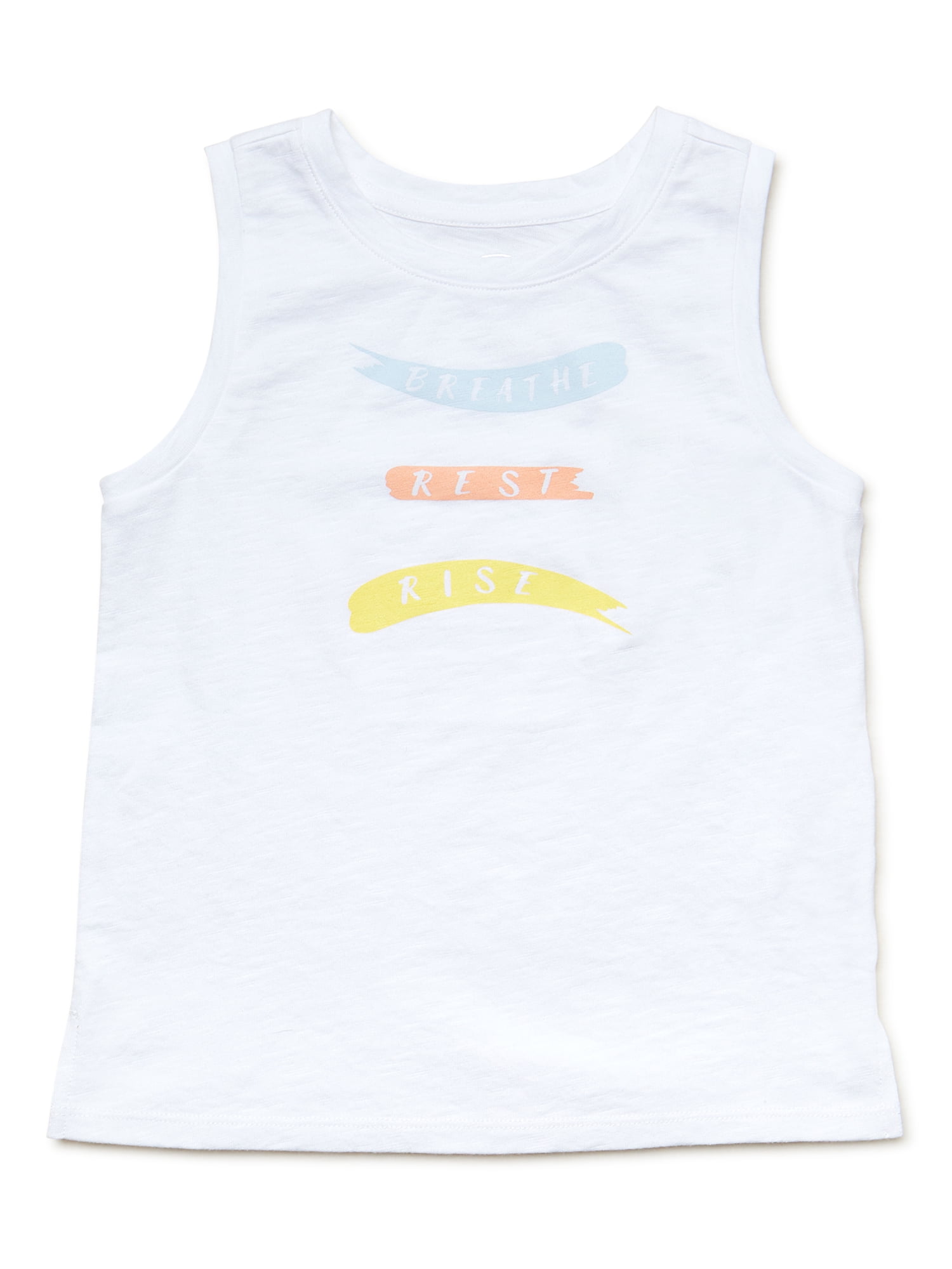 Athletic Works Girls Graphic Tank Top, Sizes 4-18 Plus - Walmart.com