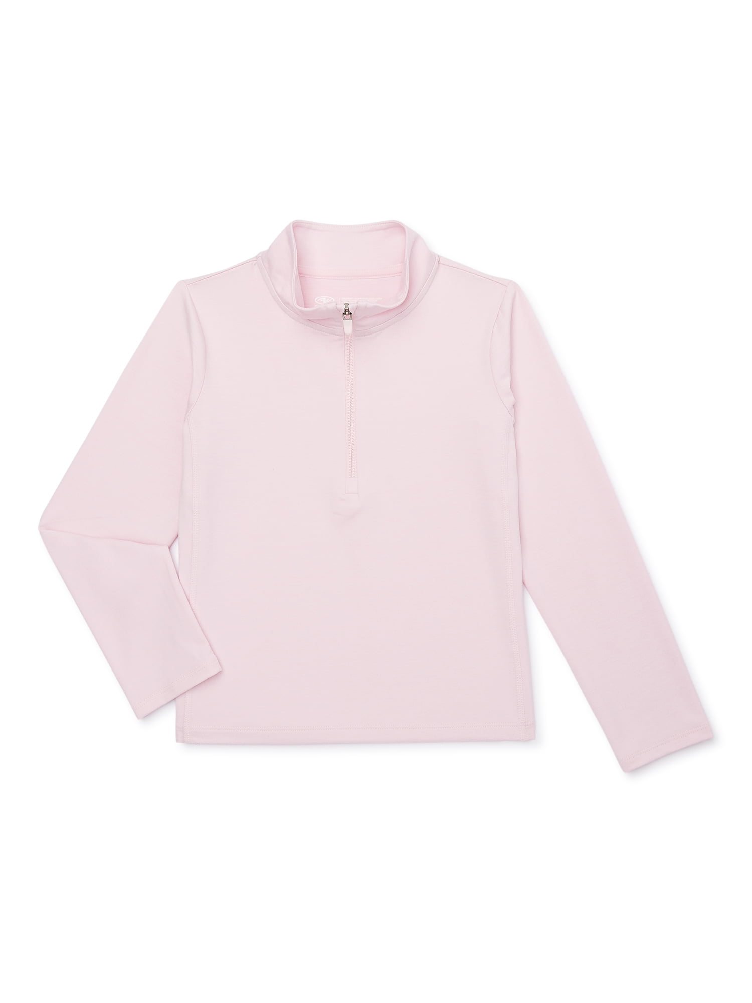 Athletic Works Girls Knit Zip Pullover Top, Sizes 4-18 & Plus - Walmart.com