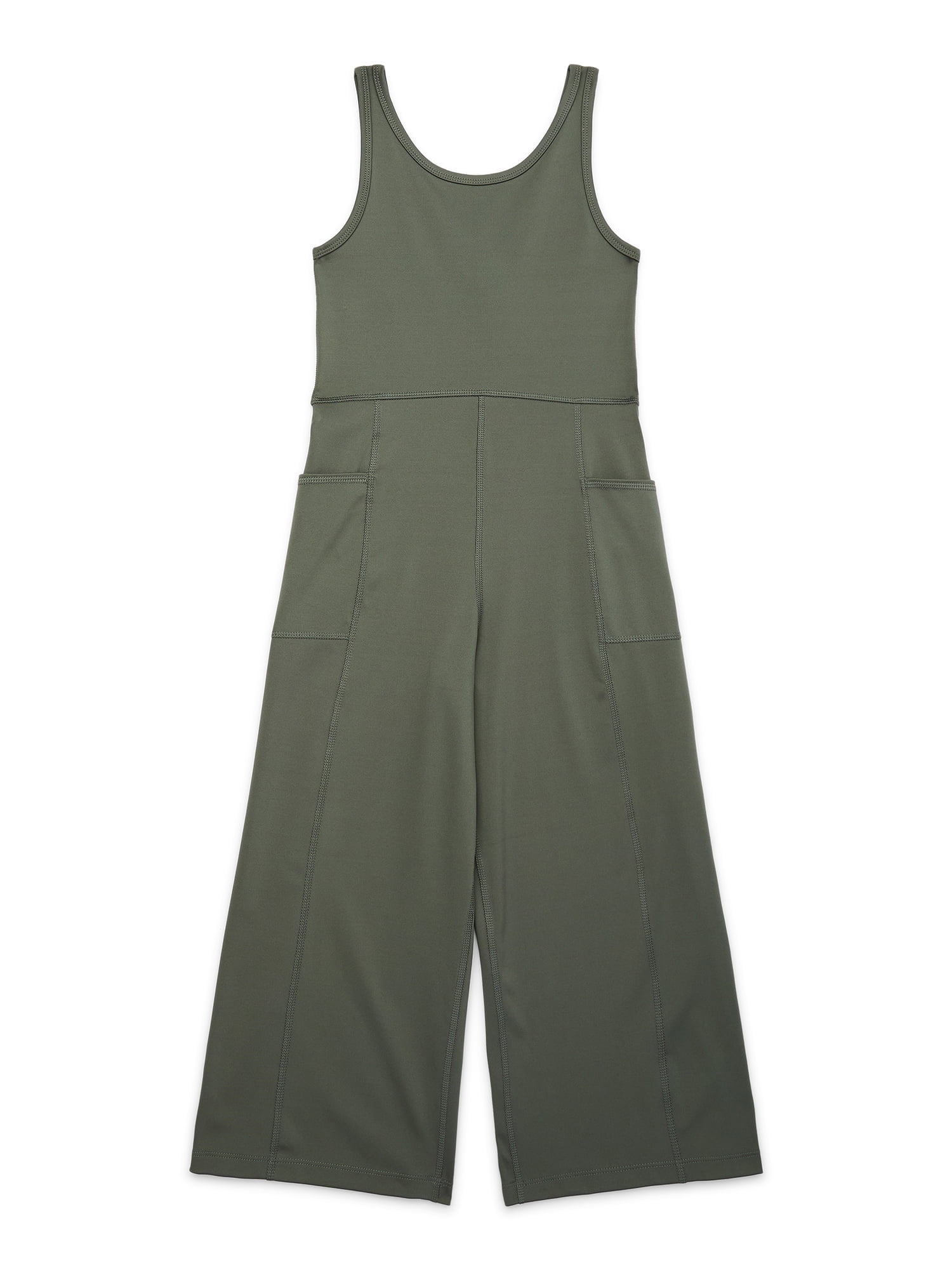 Athletic Works Girls Long Leg Romper, Sizes 4-18 & Plus - Walmart.com