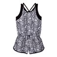 Athletic Works Girls Printed Racerback Active Romper, Sizes 4-18 & Plus ...