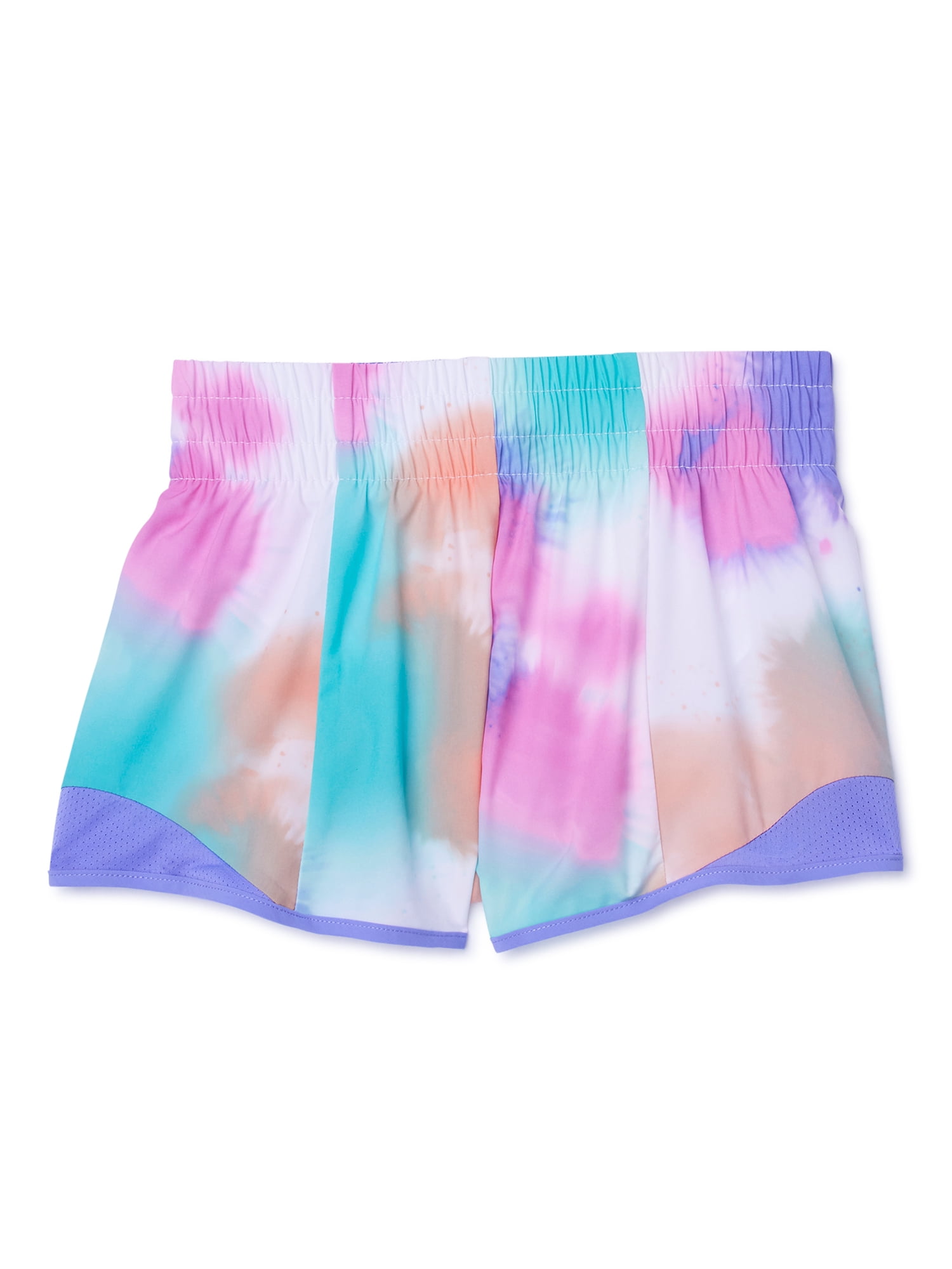 Athletic Works Girls Printed and Solid Active Running Shorts, Sizes 4 ...