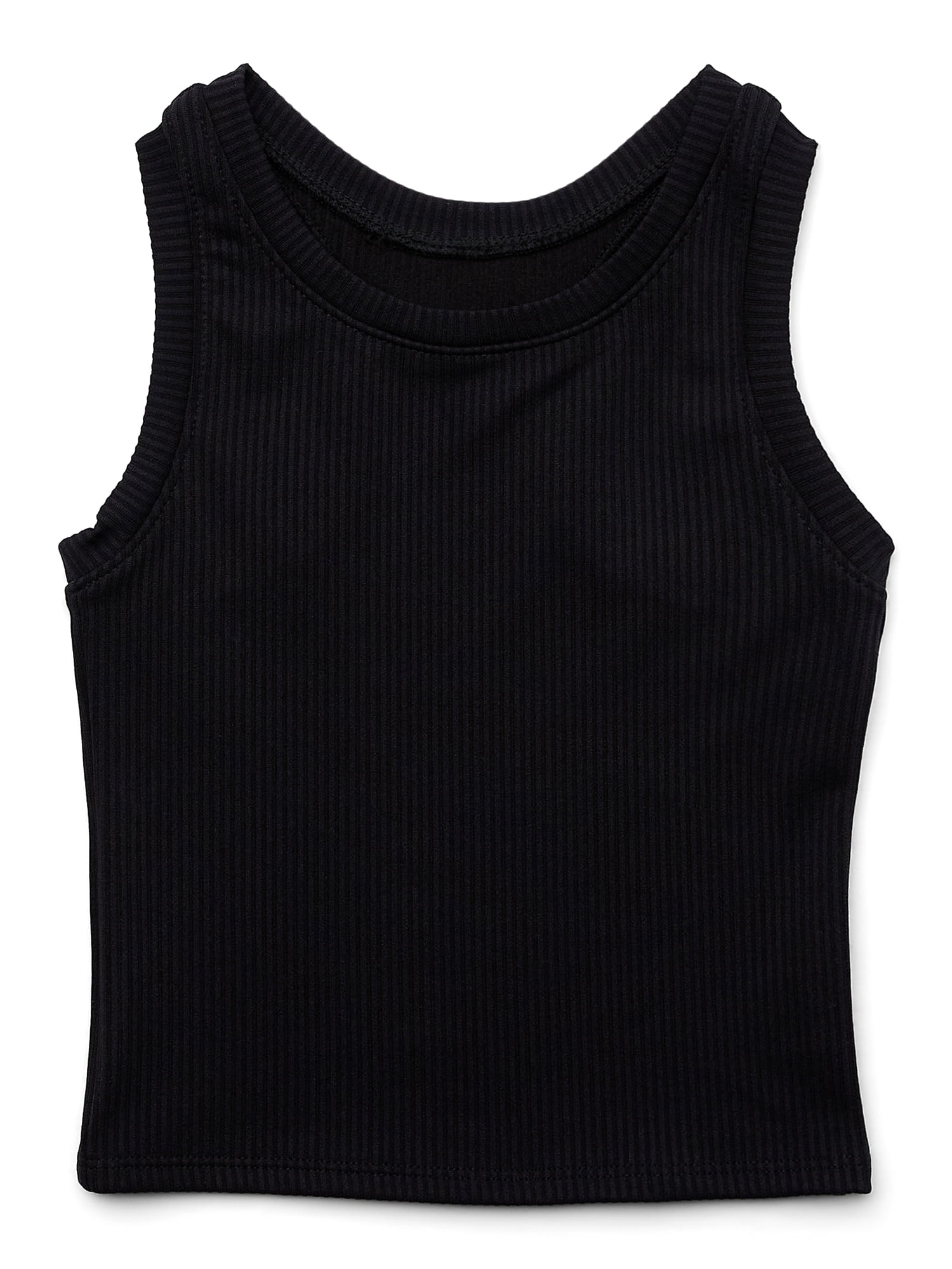 Athletic Works Girls Ribbed Tank Top, Sizes 4-18 - Walmart.com