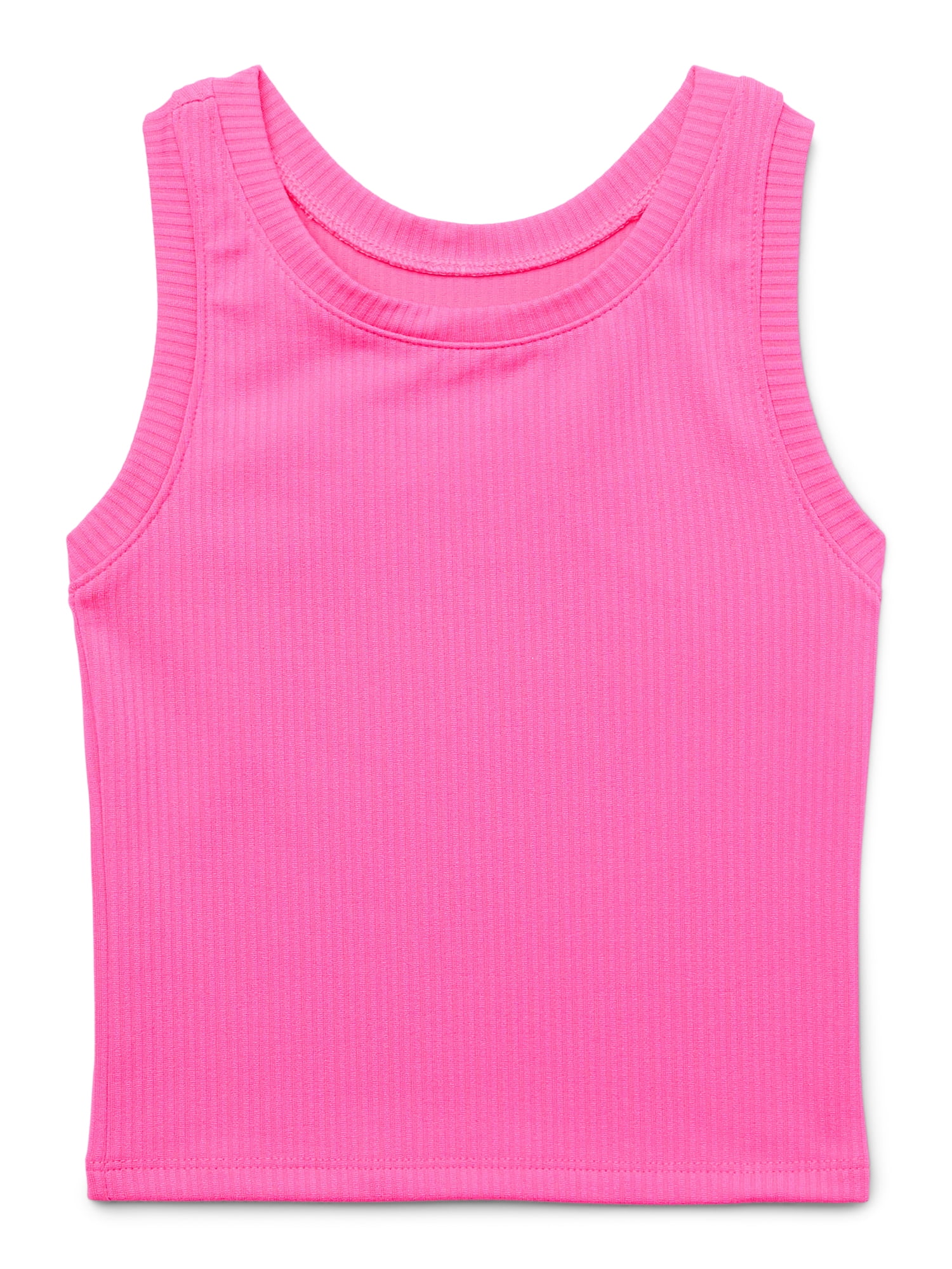 Athletic Works Girls Ribbed Tank Top, Sizes 4-18 - Walmart.com