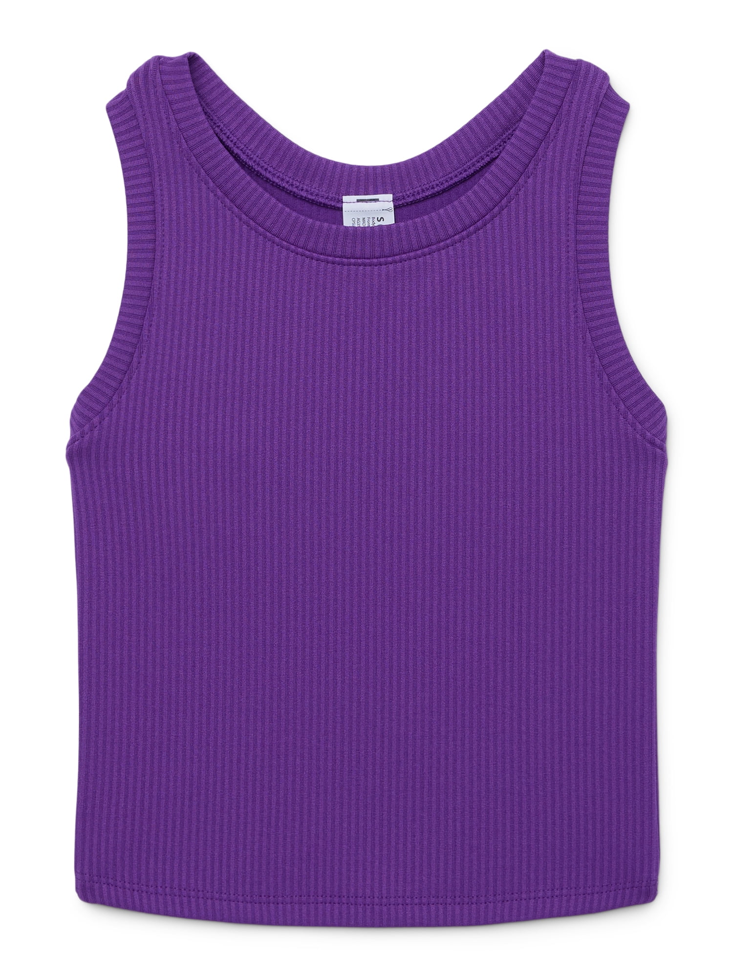 Athletic Works Girls Ribbed Tank Top, Sizes 4-18 - Walmart.com
