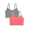 Athletic Works Girls Seamless Longline Bra, 2-Pack, Sizes XS-XXL ...