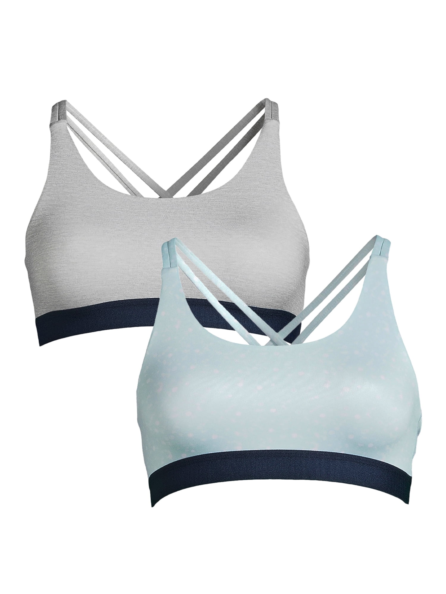 Athletic Works Girls Sports Bra, 2 Pack, Sizes XS-XXL - Walmart.com