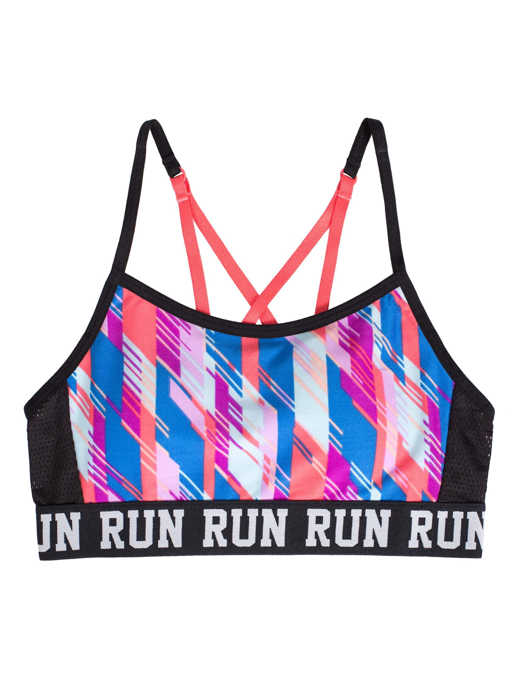 Athletic Works Girls Strappy Back Mesh Sports Bra (Big Girls) - Walmart.com