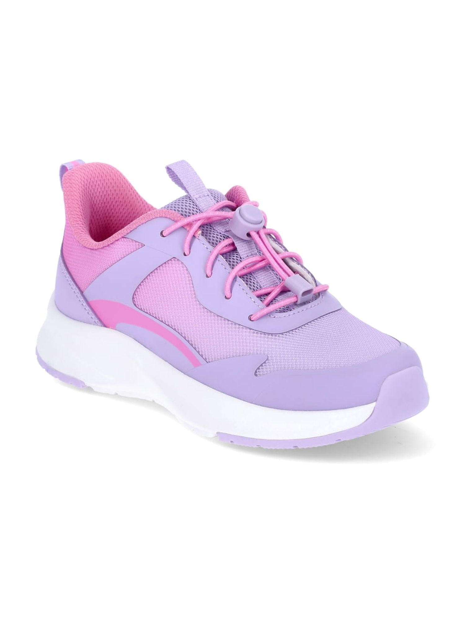 Athletic Works Kids Bungee Mesh Jogger Sneakers for Girls Breathable ...