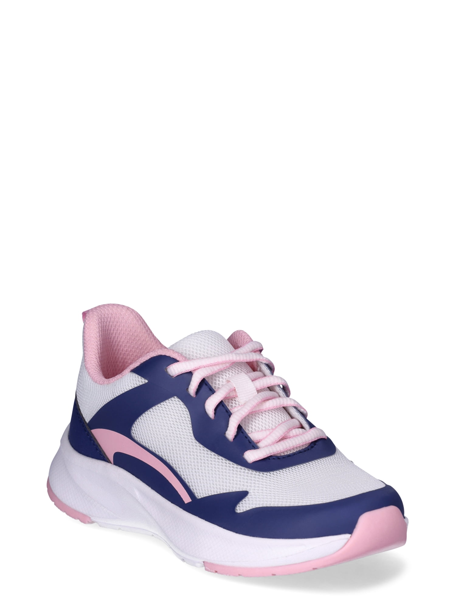 Athletic Works Girls Mesh Jogger Lace-Up Sneakers with Memory Foam and ...